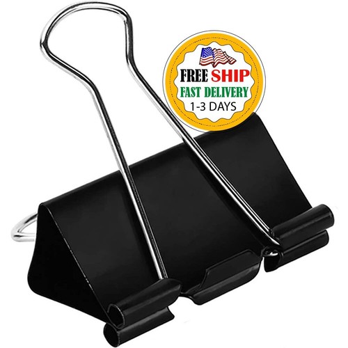 Extra Large Binder Clips (36 Pack) 2 Inch, Big Paper Clamps for Office ...