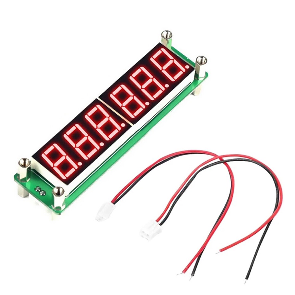 Digital RF Signal Frequency Counter 0.1MHz~65MHz LED Backlit Cymometer ...