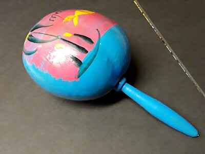 Vintage Handpainted "Mexico" Musical Rattle | eBay