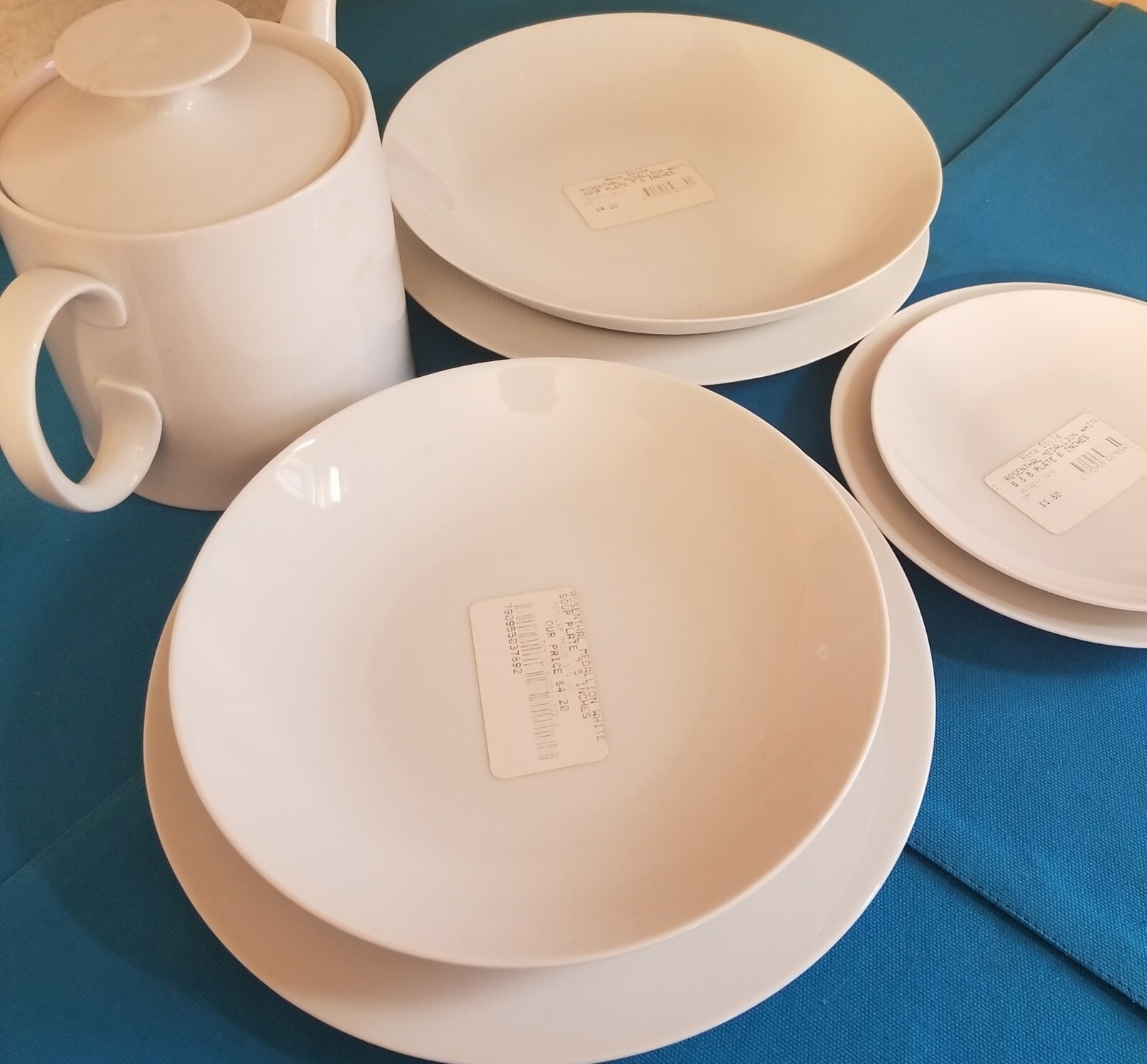 Set of Six (6) VINTAGE ROSENTHAL Thomas Medallion 6" Bread & B Plates ...