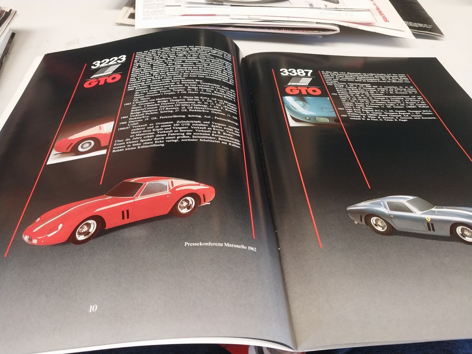 ZENDER GTO Collection Original Sales Brochure FERRARI | eBay