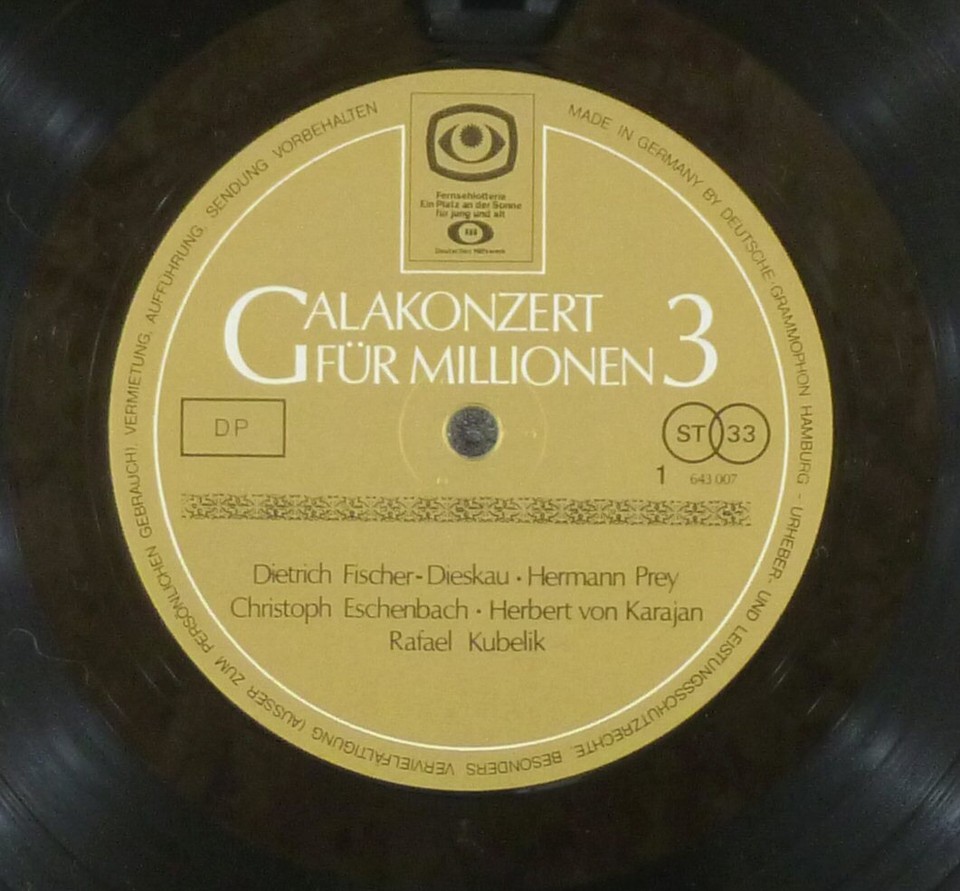 12" LP Vinyl Various – Galakonzert Für Millionen 3 - E3323 | eBay