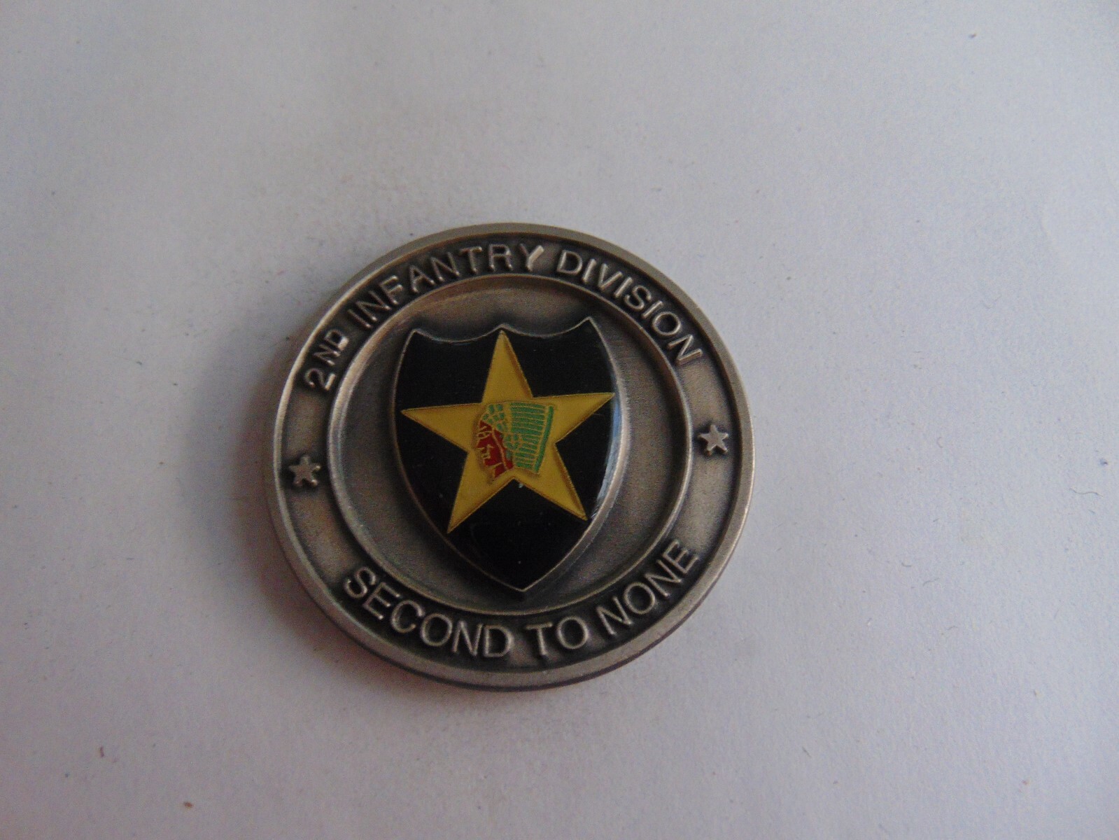 CHALLENGE COIN 2ND INFANTRY DIVISION CAREER COUNSELOR STAY ARMY OLDER ...