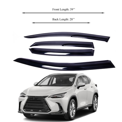 Fits lexus NX 2014+ Side Window Visor Sun Rain Deflector Guard | eBay