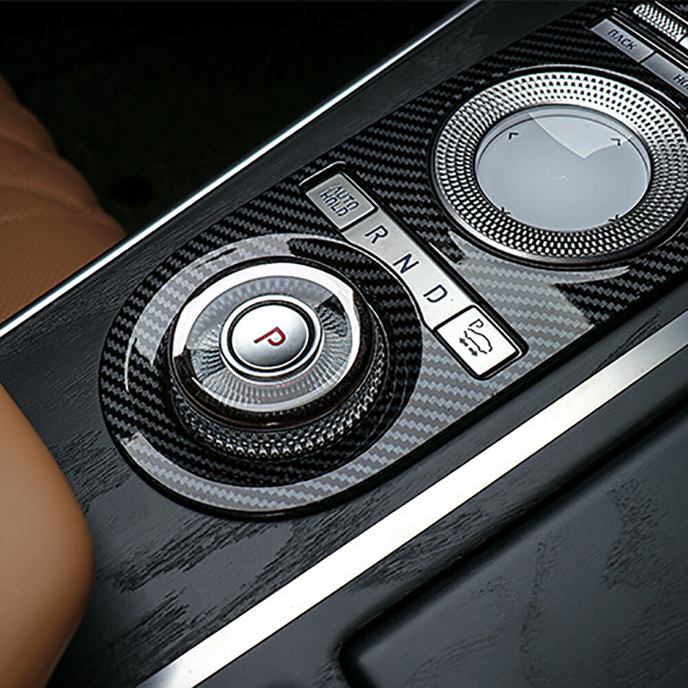 Carbon Fiber ABS Car Center Control Panel Cover Trim For Genesis GV80 ...