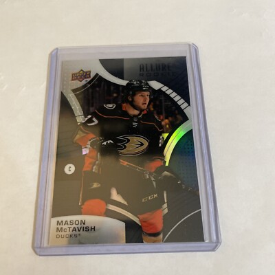 2021-22 Allure Black Rainbow #108 Mason McTavish Rookie Anaheim Ducks ...
