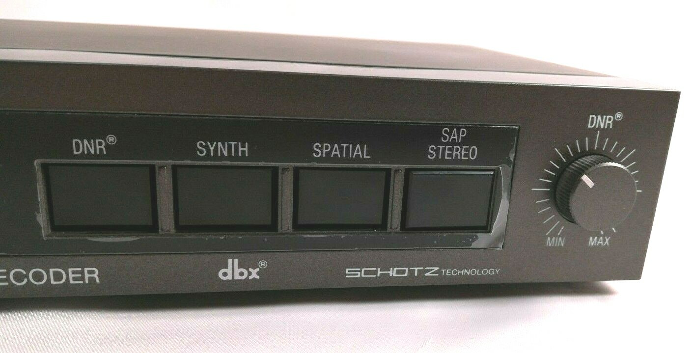 Recoton MTS TV Stereo Decoder DBX Model V622 - Schotz Technology D673K ...