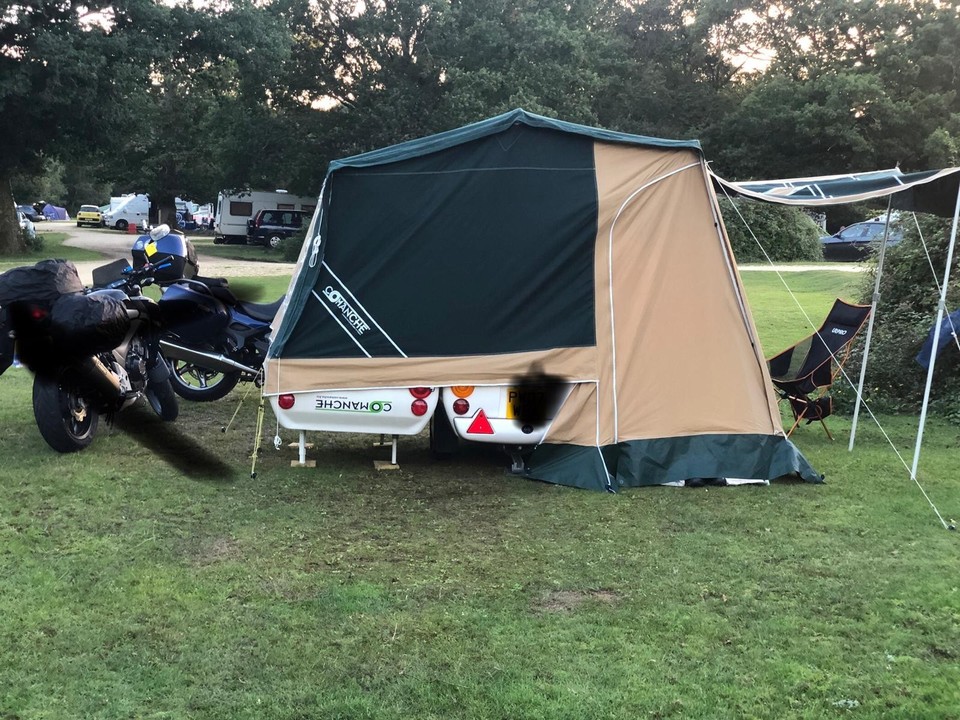 Comanche Mc Camp Trailer Tent with Awning | eBay UK