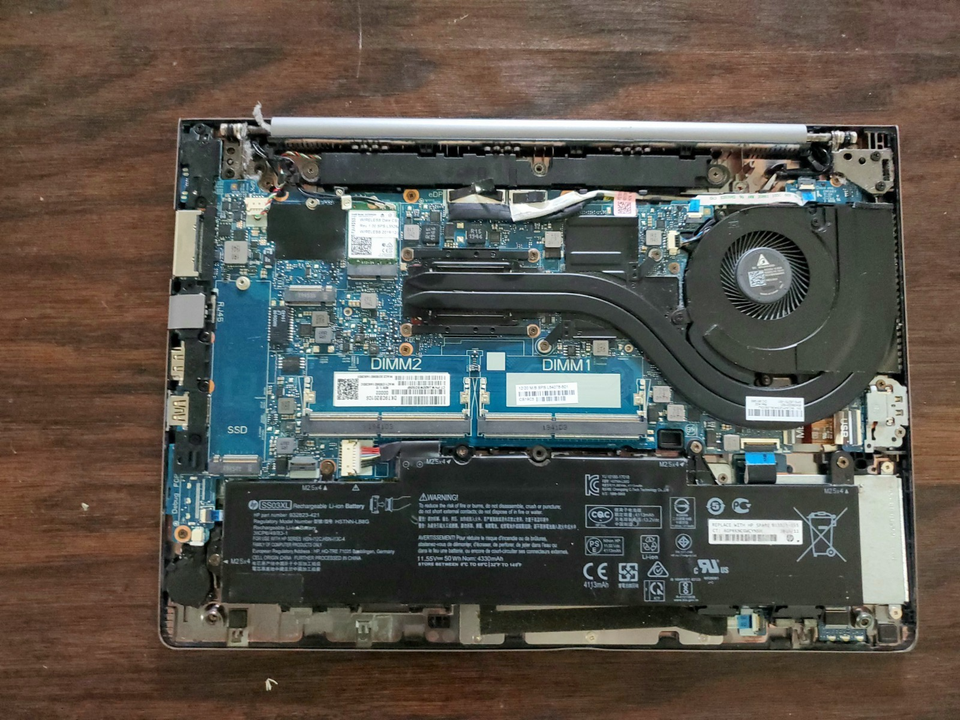 HP Zbook 14U G6 14" i7-8665U NO RAM BOOTED TO BIOS, BIOS LOCKED PARTS ...