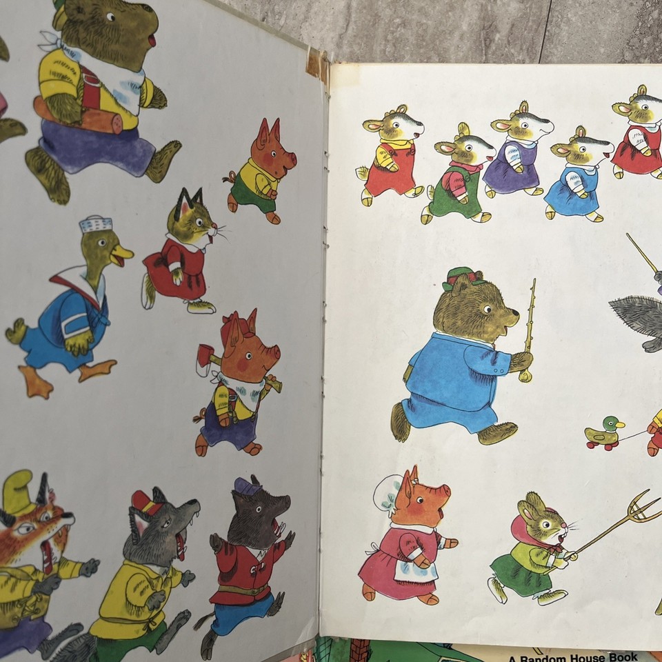 Vintage Richard Scarry 5 Book Lot | eBay