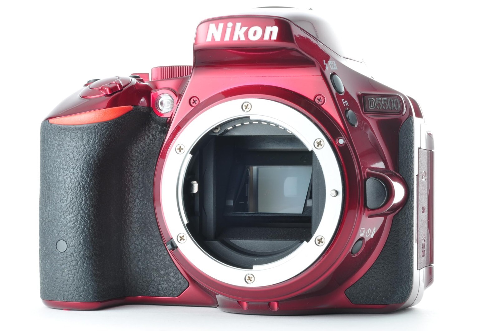 Nikon D D5500 24.2MP Digital SLR Camera - Red (Body Only) for sale ...
