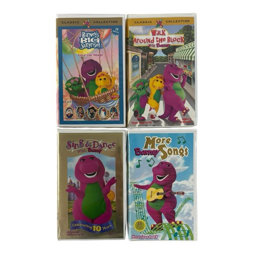 Barney Home Video VHS LOT Barney’s Big Surprise, More Barney Songs ...