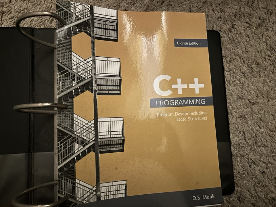 C ++ Programming : Program Design Including Data Structures 9781337117562| eBay