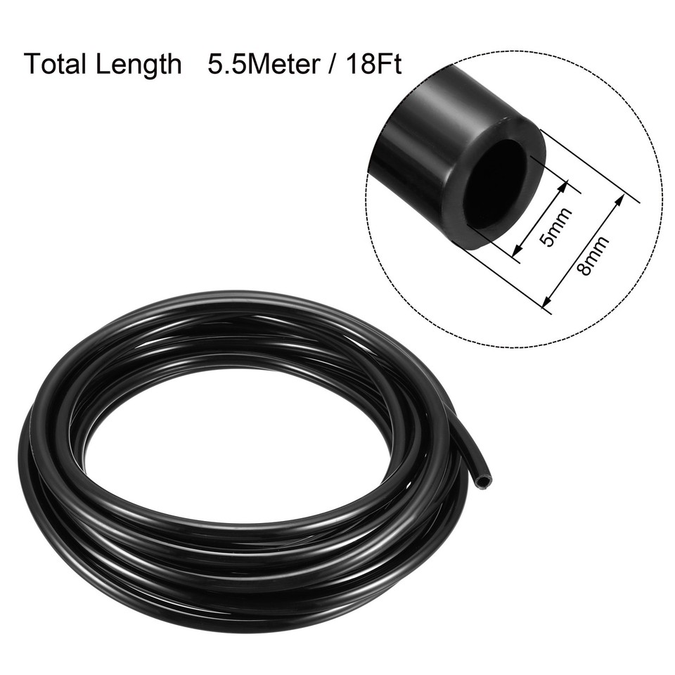 Pneumatic Tubing Polyurethane Air Compressor Hose Pipe 8mm OD 5mm ID | eBay