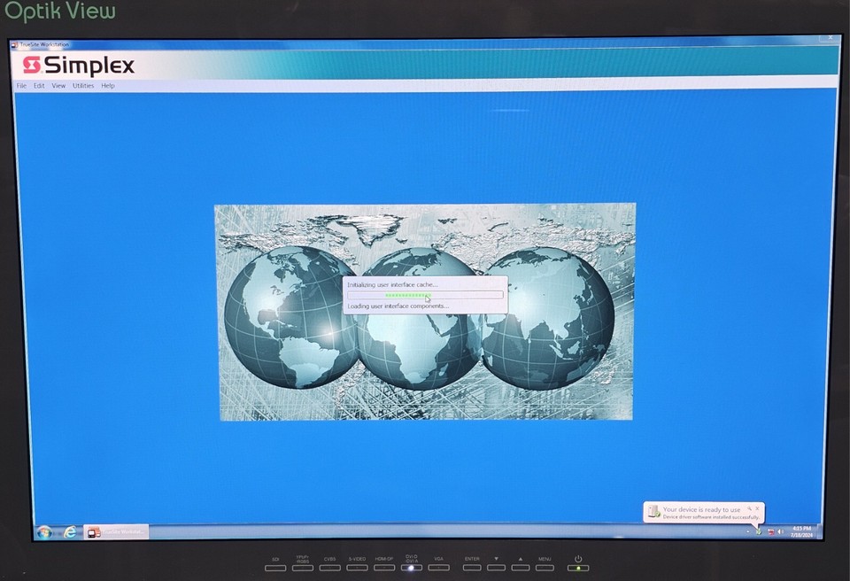 Simplex Truesite Workstation 4190-7015, 4190-8401 with Dongle 741-780 ...