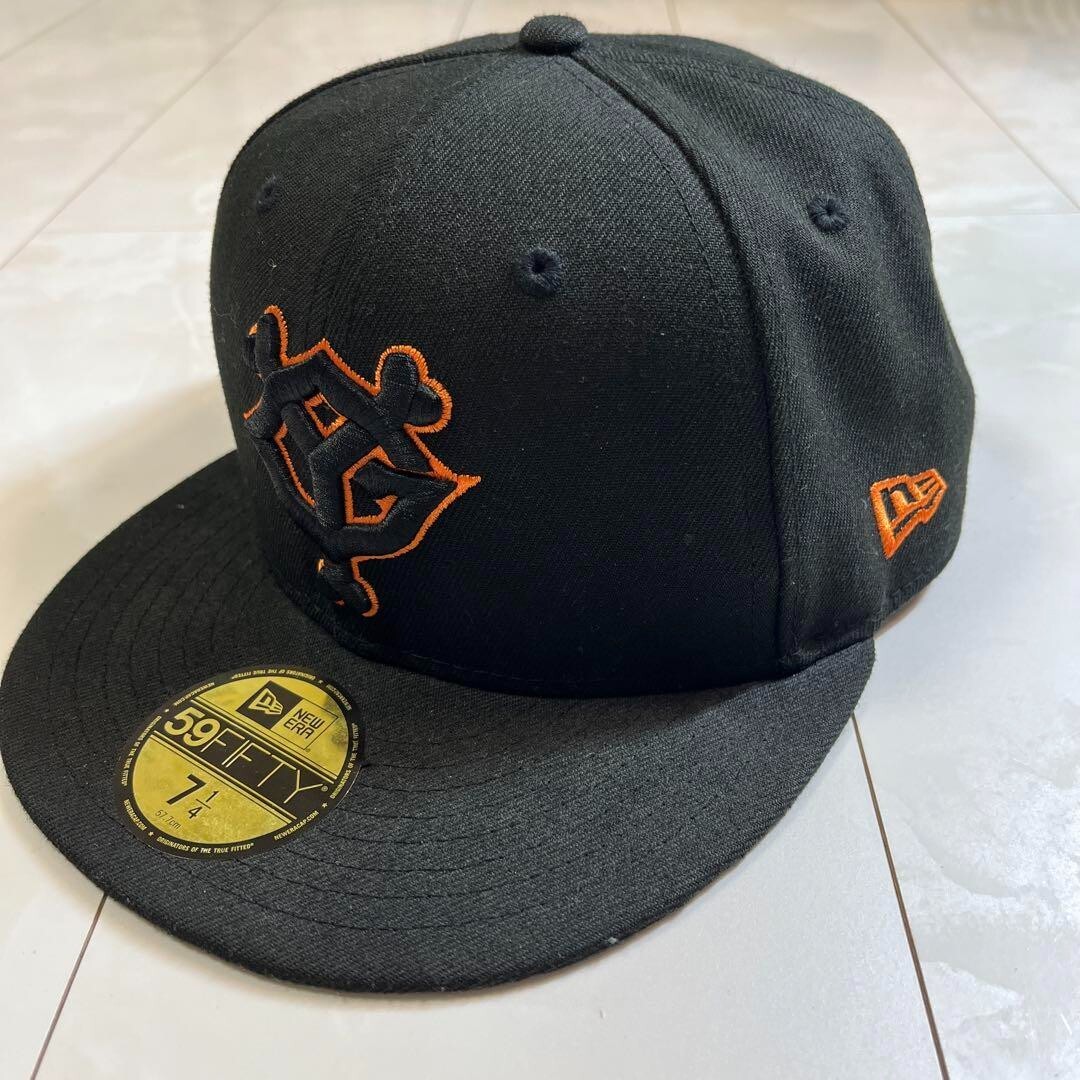 NEW ERA 59FIFTY Fitted Cap NPB Yomiuri Giants Black O… - Gem