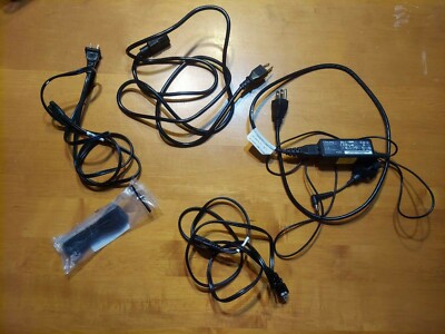 LOT of 5 Random Cables Wires USB Printer Computer Cords Chicony AC ...