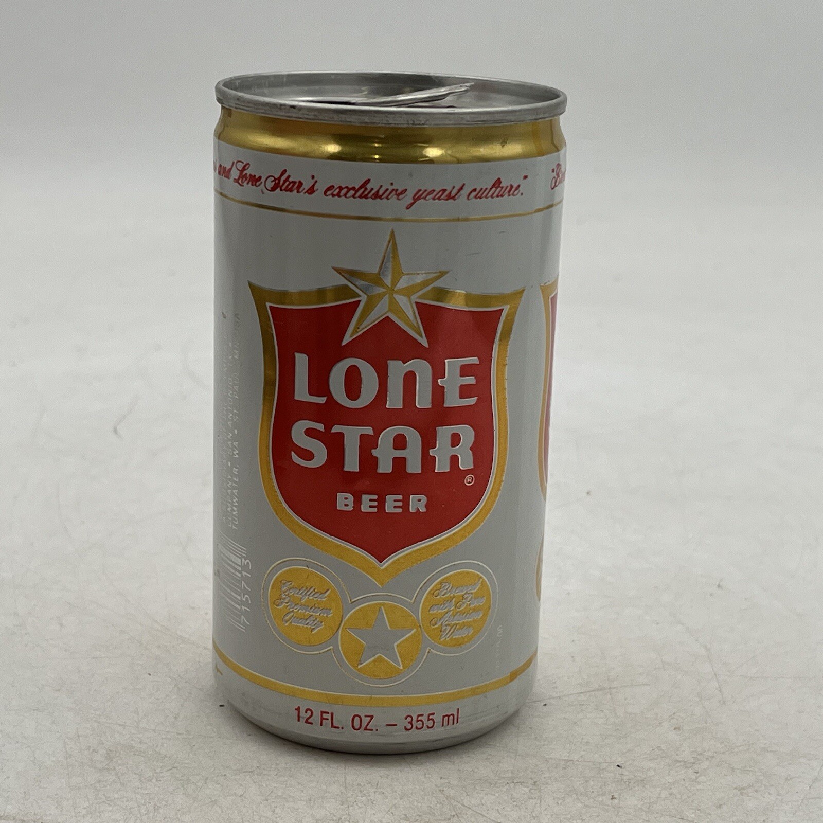 Vintage Lone Star Tab Top Beer Can 12oz Certified # 1017 | eBay