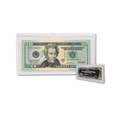 (3) BCW Deluxe Rigid Currency Slab Regular Bill Holders Banknote Dollar ...