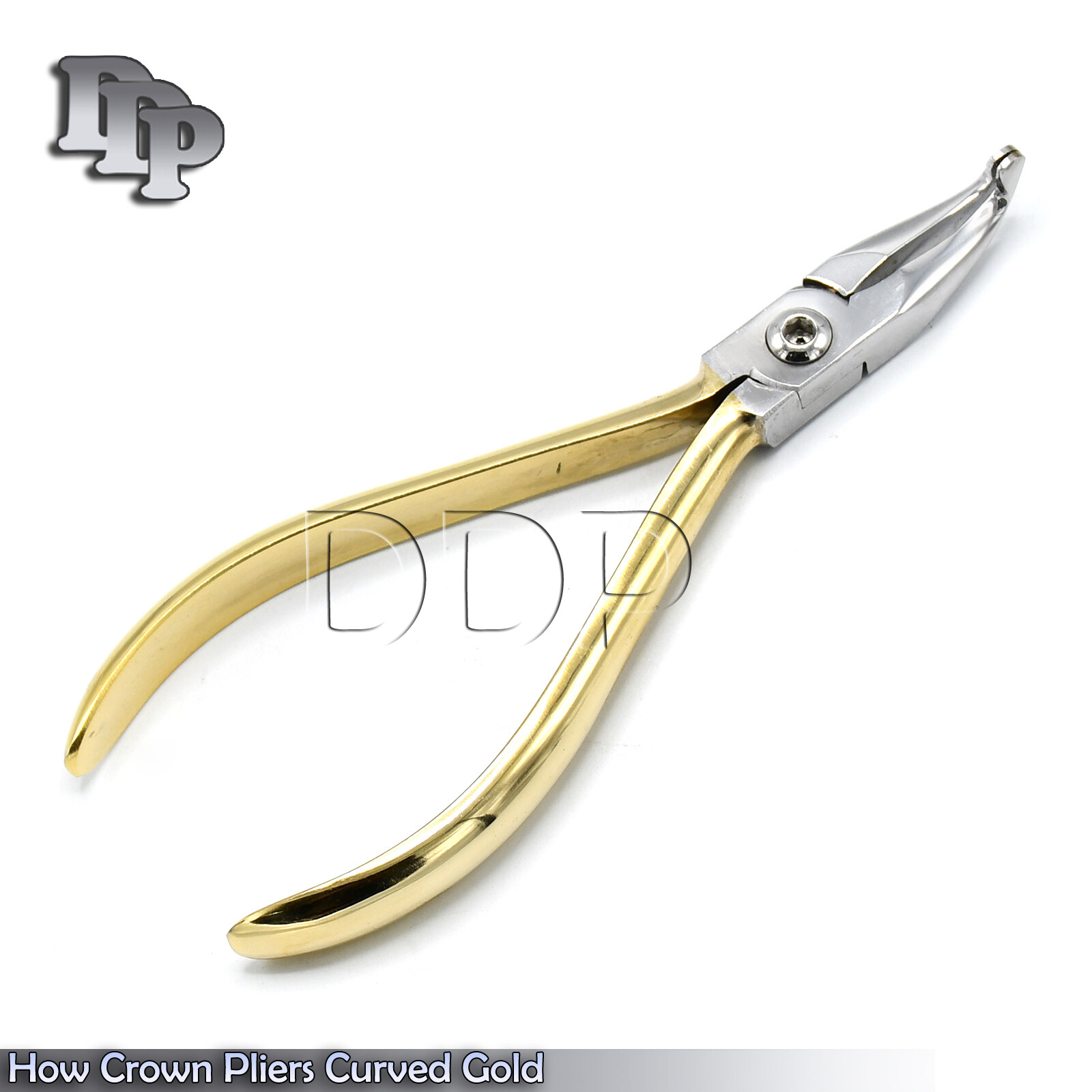 Gold Plated How Crown Pliers Curved Dental Instruments | eBay