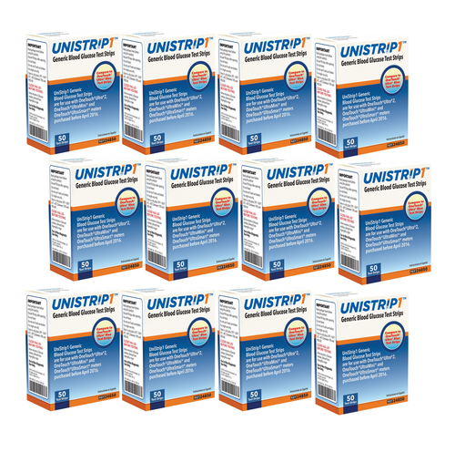 UniStrip Glucose 600 Test Strips For Glucose Care | eBay