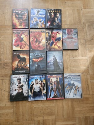 Superhero DVD Bundle (Spiderman, Batman, X-Men) | eBay