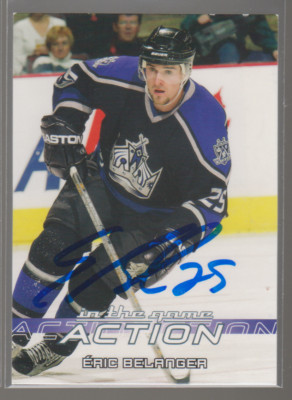Autographed 03/04 ITG Action Eric Belanger - Kings | eBay