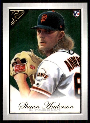 2019 Topps Gallery Shaun Anderson Rookie San Francisco Giants #109 MLB ...