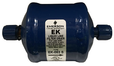 EMERSON 1/2" SOLDER LIQUID LINE FILTER DRIER EK-084S VALY3862 047610 ...