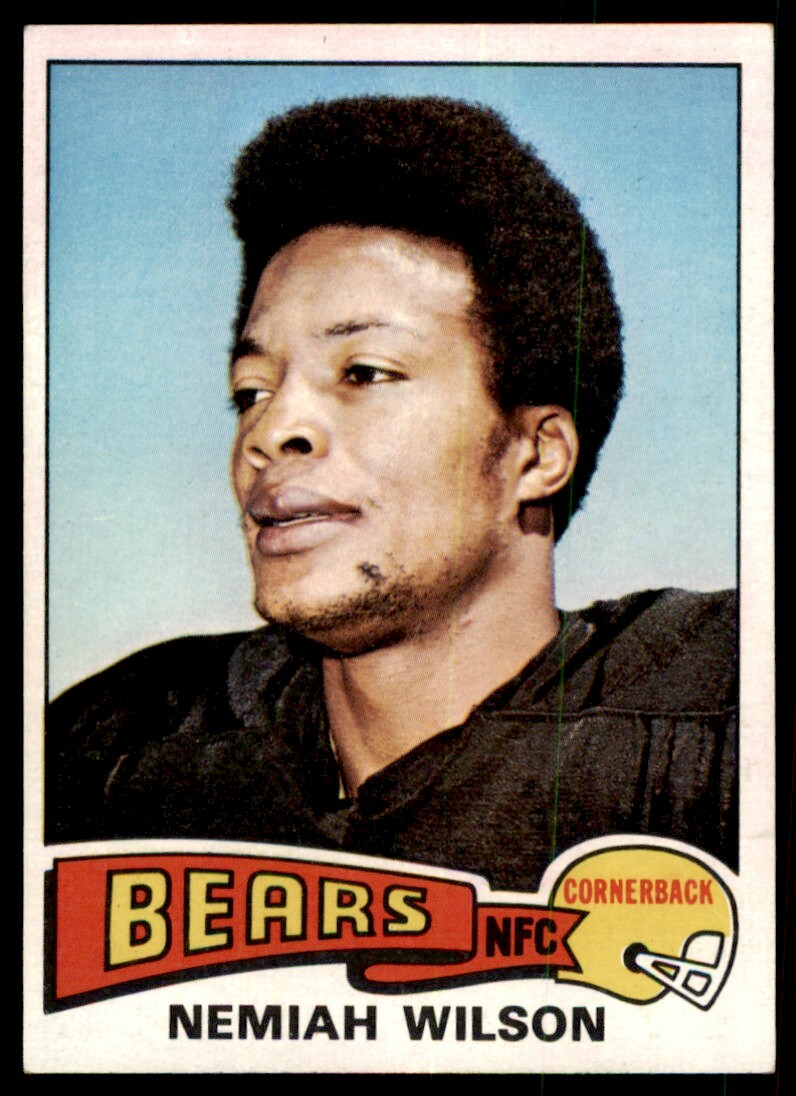 1975 Topps Nemiah Wilson Chicago Bears #252 | eBay