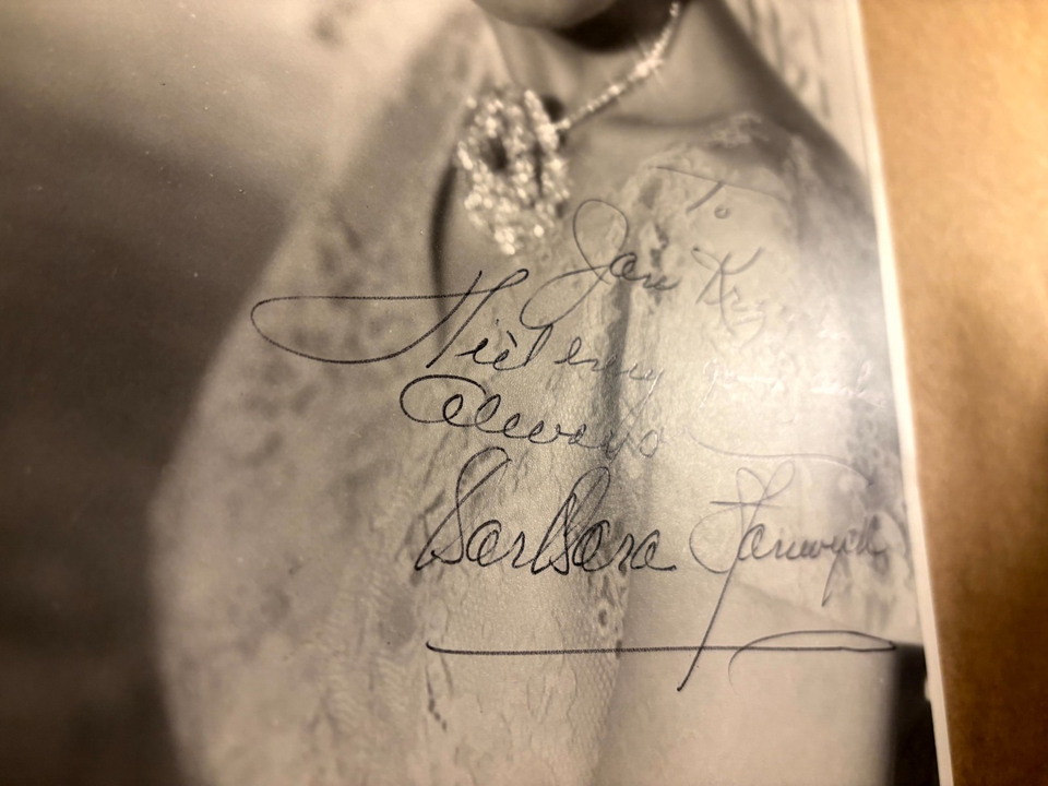 Barbara Stanwyck Rare Autographed Oversize 11/14 Photo 60s | eBay