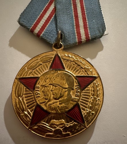 USSR 1918-1968 50th Anniversary Of Soviet Military ~Army Medal~Ribbon ...