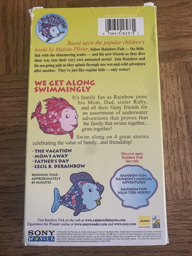 Rainbow Fish VHS 74645162331| eBay
