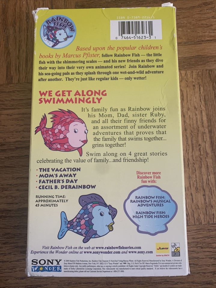 Rainbow Fish VHS 74645162331| eBay