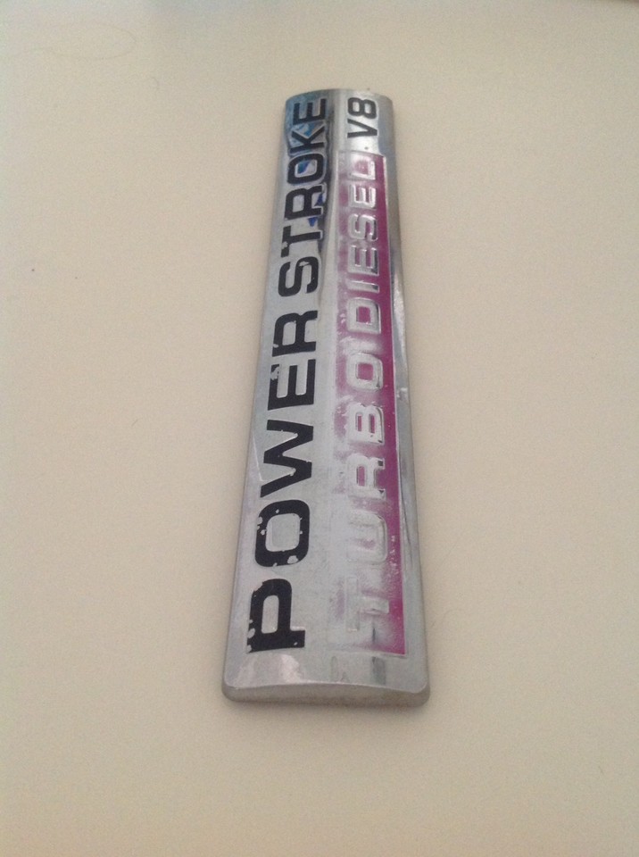 2005-2010 Power Stroke Turbo Diesel V8 Emblem Badge Ford F250 F350 F450 ...