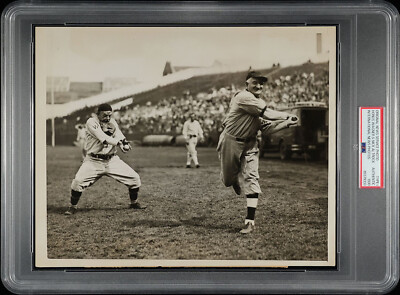 1930 Honus Wagner & Nick Altrock Clowning Around Original Type I Photo ...