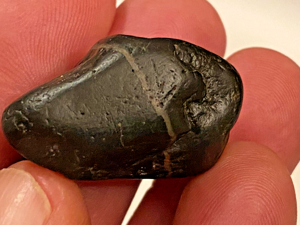 (Flight oriented) 13gr. Black hexagonal meteorite impact diamond! | eBay