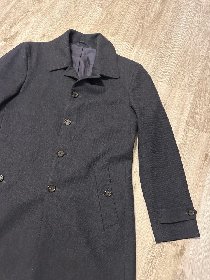 PELIKAMO Bespoke Wool Overcoat Loro Piana Rain System Men’s Coat Made ...