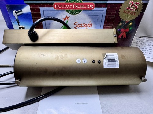 Vintage Mr Christmas Holiday Outdoor All Year Projector W/25 Slides ...