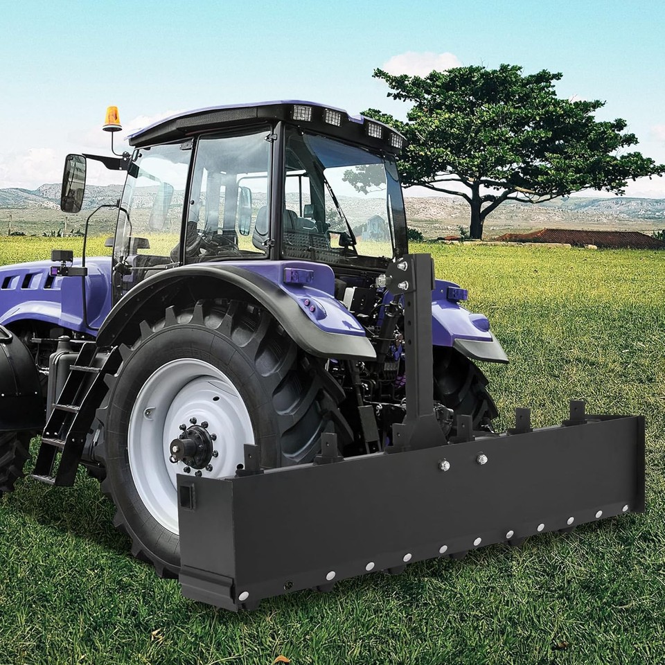 55" Tow Behind Box Scraper 3-Point Quick Hitch Box Blade For Cat 1 ...