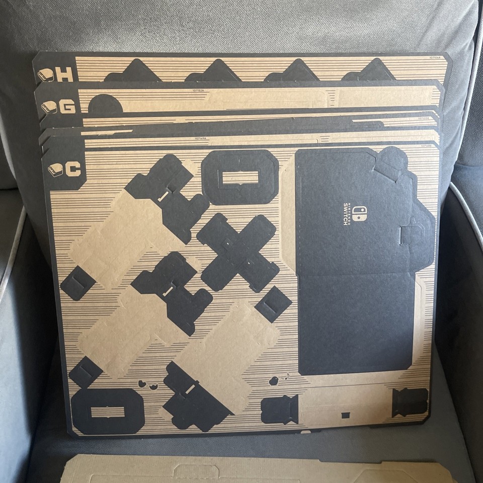 Replacement Cardboard Only for Labo Piano For Nintendo Switch | eBay