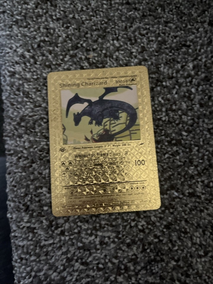 Shining Charizard 107/105 Gold Card Pokemon Card 1st Edition | eBay