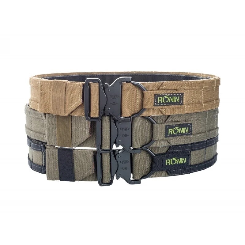Ronin Tactical SENSHI Belt Outdoor Military Hunting Double Layer Molle ...