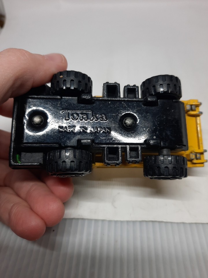 Vintage Diecast Tonka Green Yellow Flat Bed Truck - Made in Japan | eBay