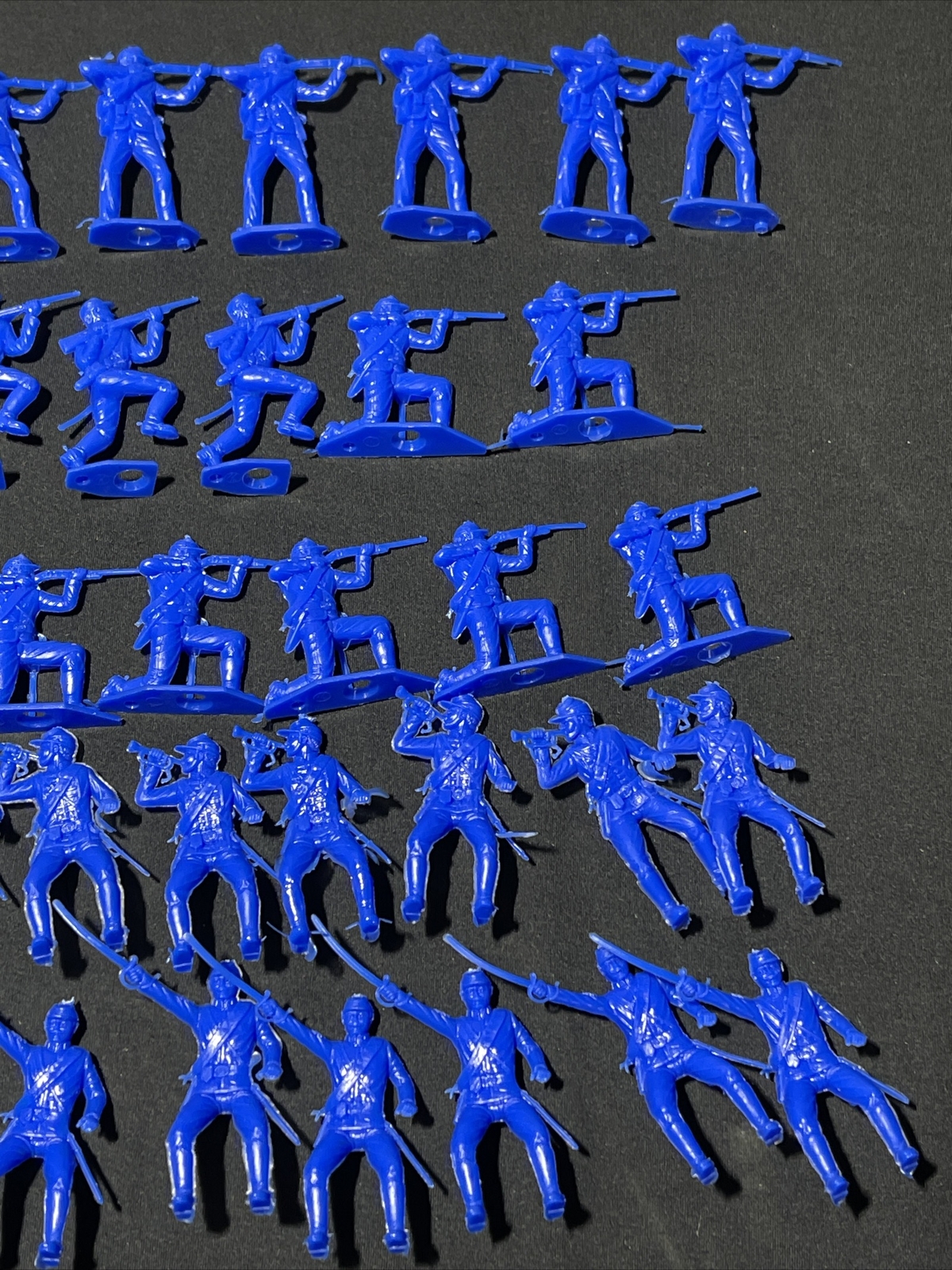MPC CAVALRY PLAYSET FIGURES LOT OF 201 BLUE SOLDIERS | eBay