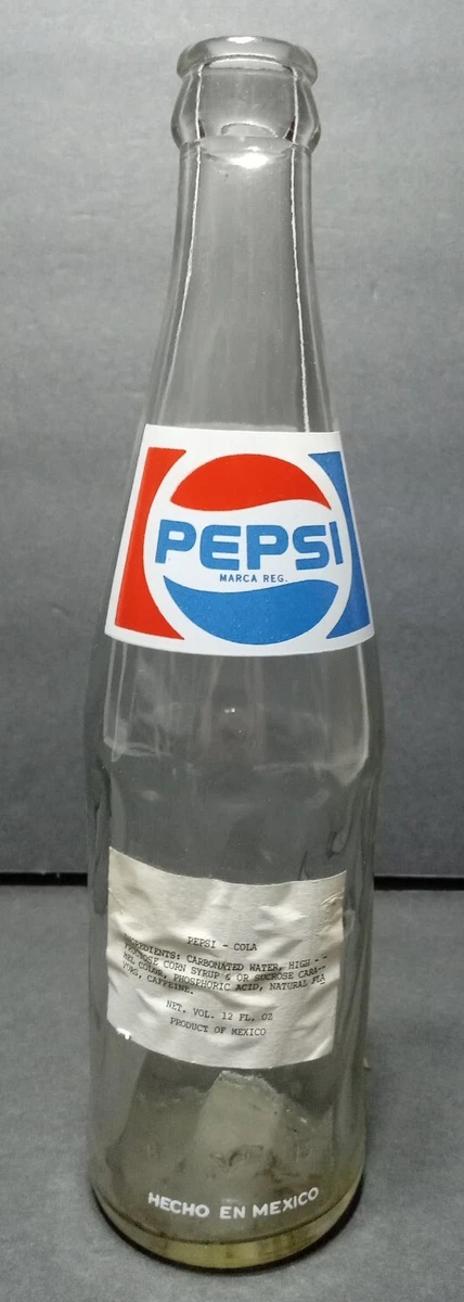Mexican Pepsi Glass Bottle