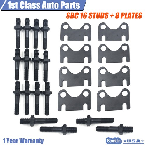 Sbc Small Block Chevy Push Rod Guide Plates And 3/8 Rocker Arm Studs ...