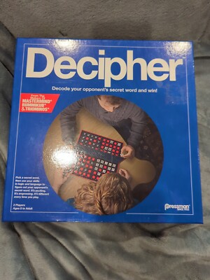 Decipher Game Decode Your Opponent's Secret Word & Win! #5578 2016 ...