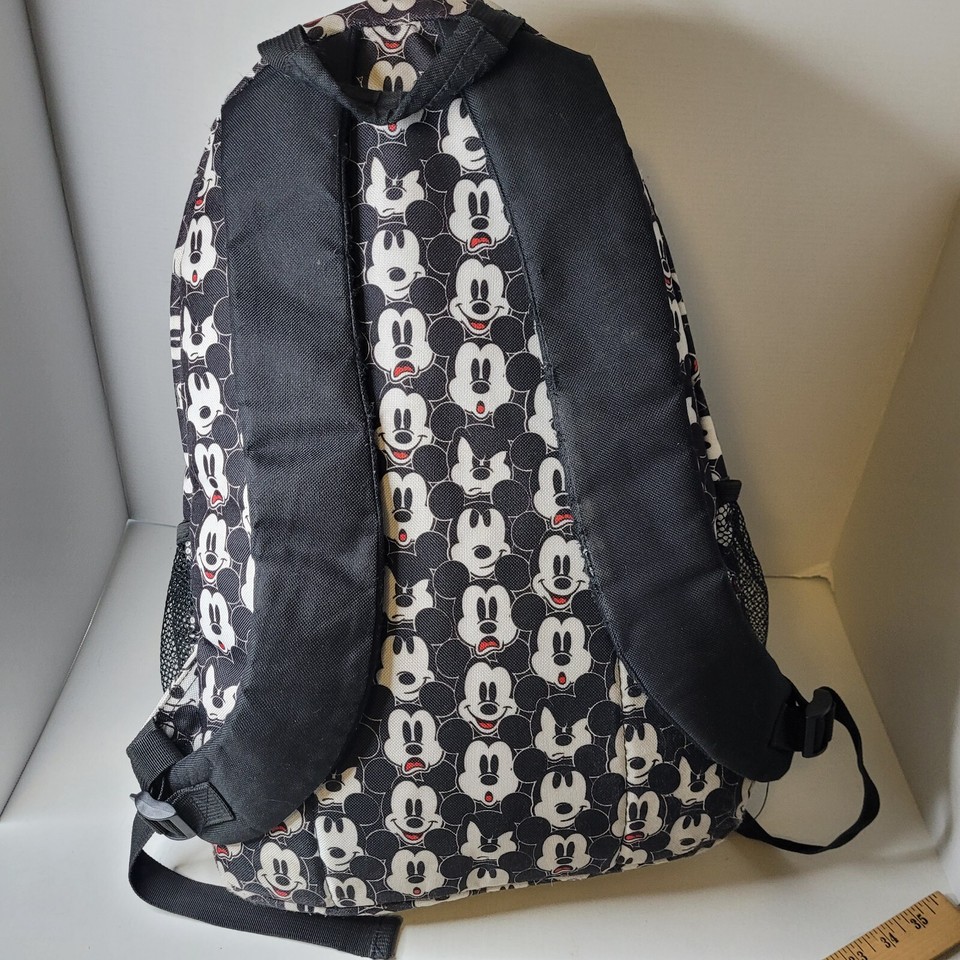 Walt Disney World Backpack Mickey Mouse All Over Print Mickey Net Side ...