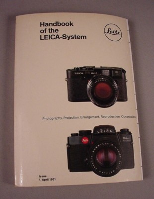 Leica Leitz Cameras Camera reference handbook guide manual April 1981 ...